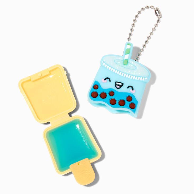 Pucker Pops® Blue Boba Tea Lip Gloss - Blue Raspberry | Claire's | 103. ...