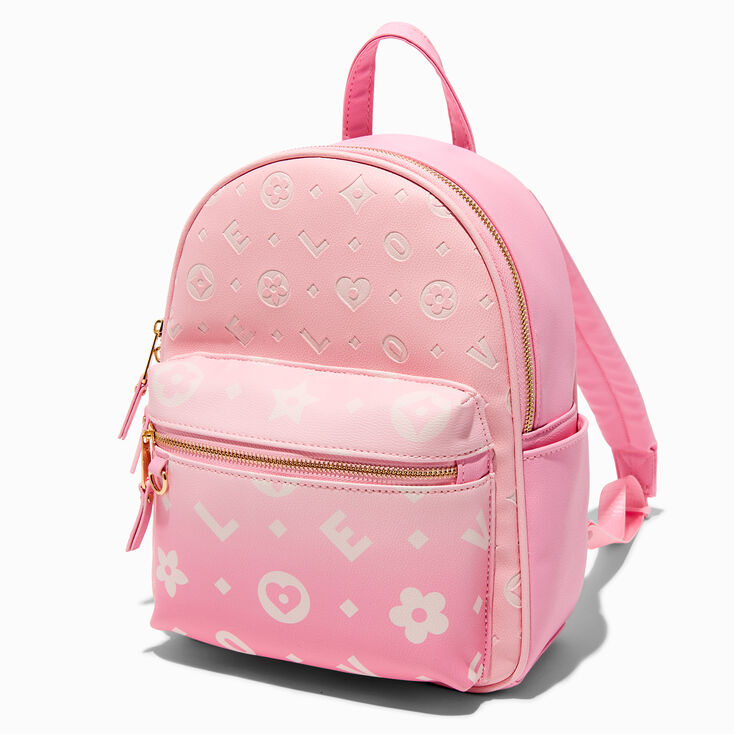 Pink Status Icons Backpack | Claire's | 103.1.11 - controllers