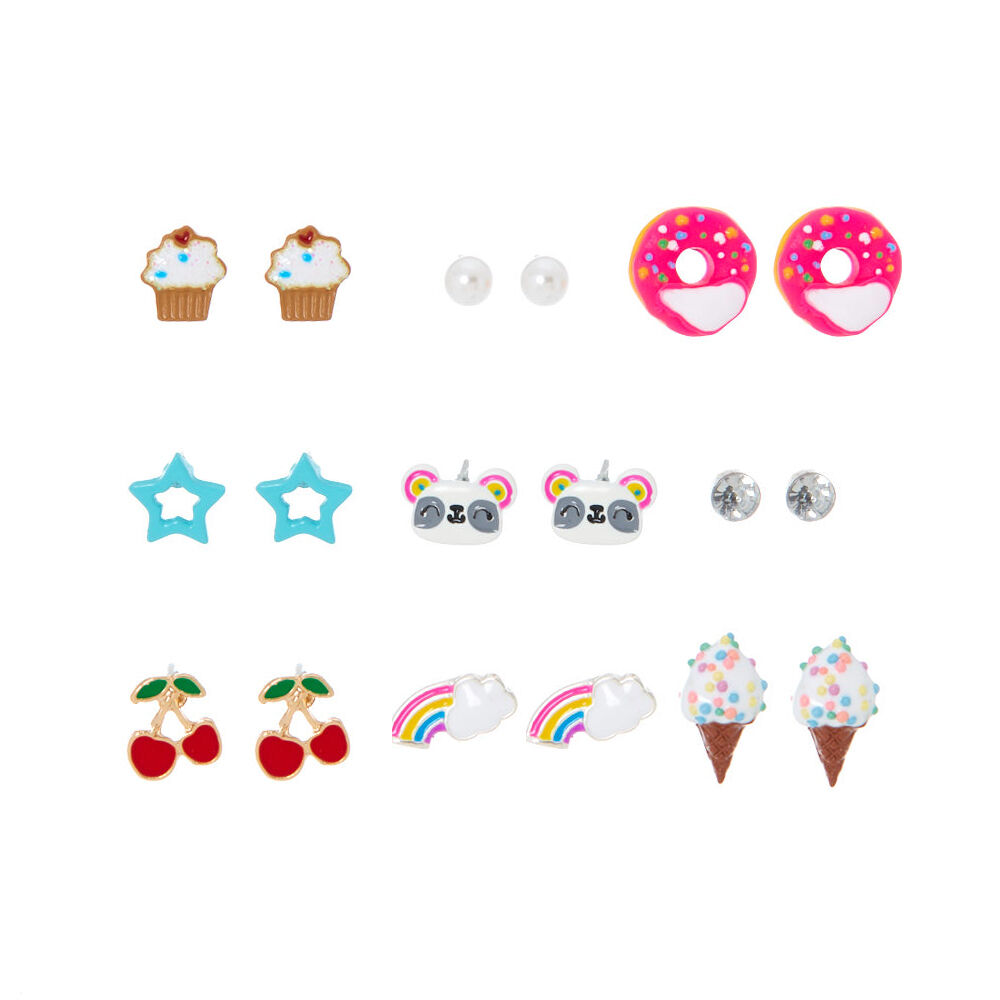 Claire's stud earring set store